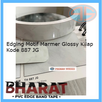 Jual BHARAT Edging Putih MARMER GRANITE 887JG GLOSSY Hpl pelapis ...
