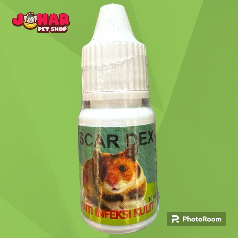 Jual scar dex obat hamster anti infeksi kulit gatal kudis scabies 10ml ...