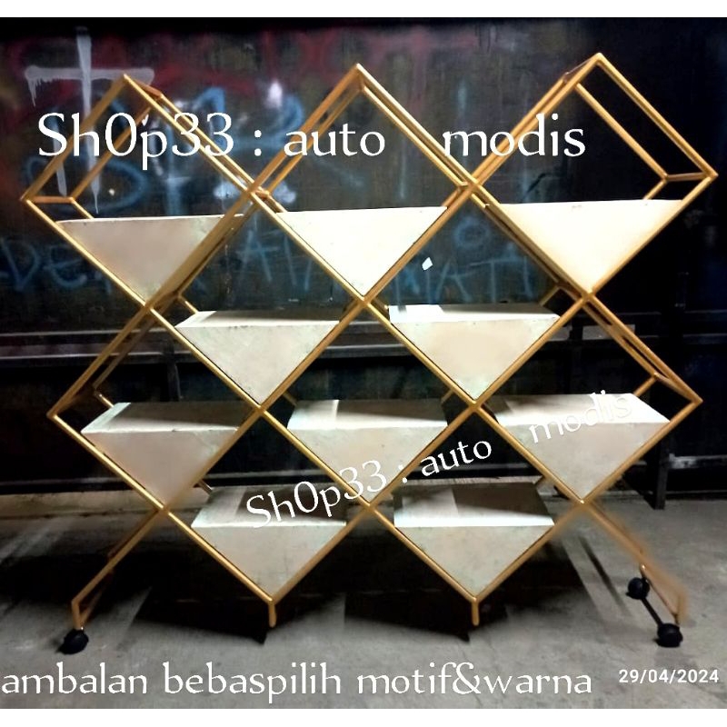 Jual rak lemari pajangan display showcase etalase kaca patung tas jam ...