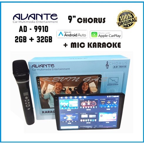 Jual Head Unit Android Avante AD-9910 Chorus 9 Inch Ram 2GB + Rom 32GB ...