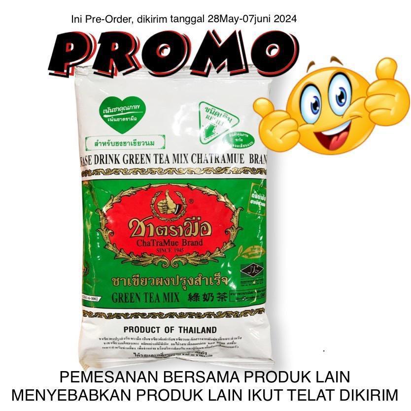 Jual Thai green tea cha tramue 200gr GREEN TEA | Shopee Indonesia