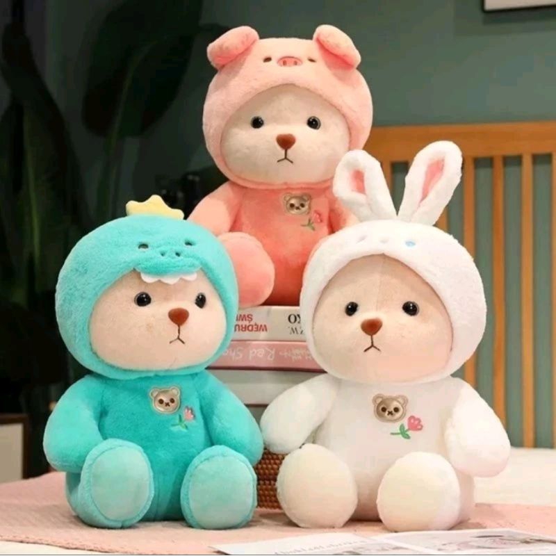 Jual bear custom, bear cosplay karakter, bear Hoodie | Shopee Indonesia