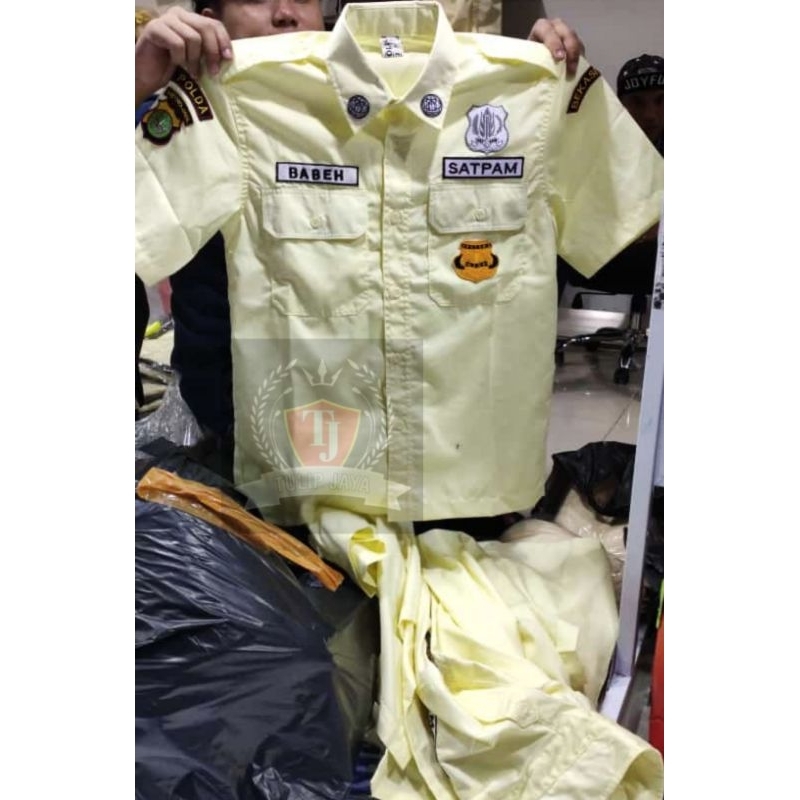 Jual Seragam satpam terbaru 2024/seragam satpam pdh bahan dril/seragam ...