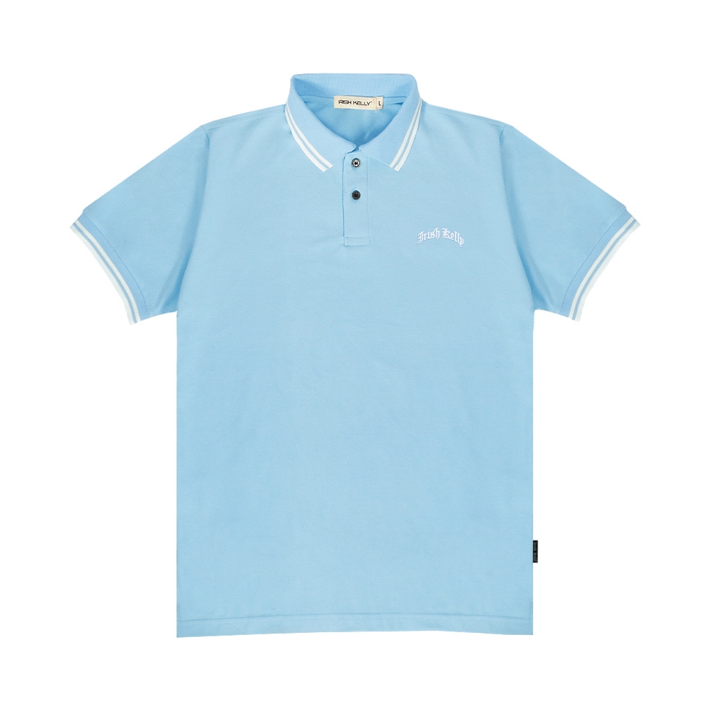 Jual IRISH KELLY Polo Shirt Sky Blue | Shopee Indonesia