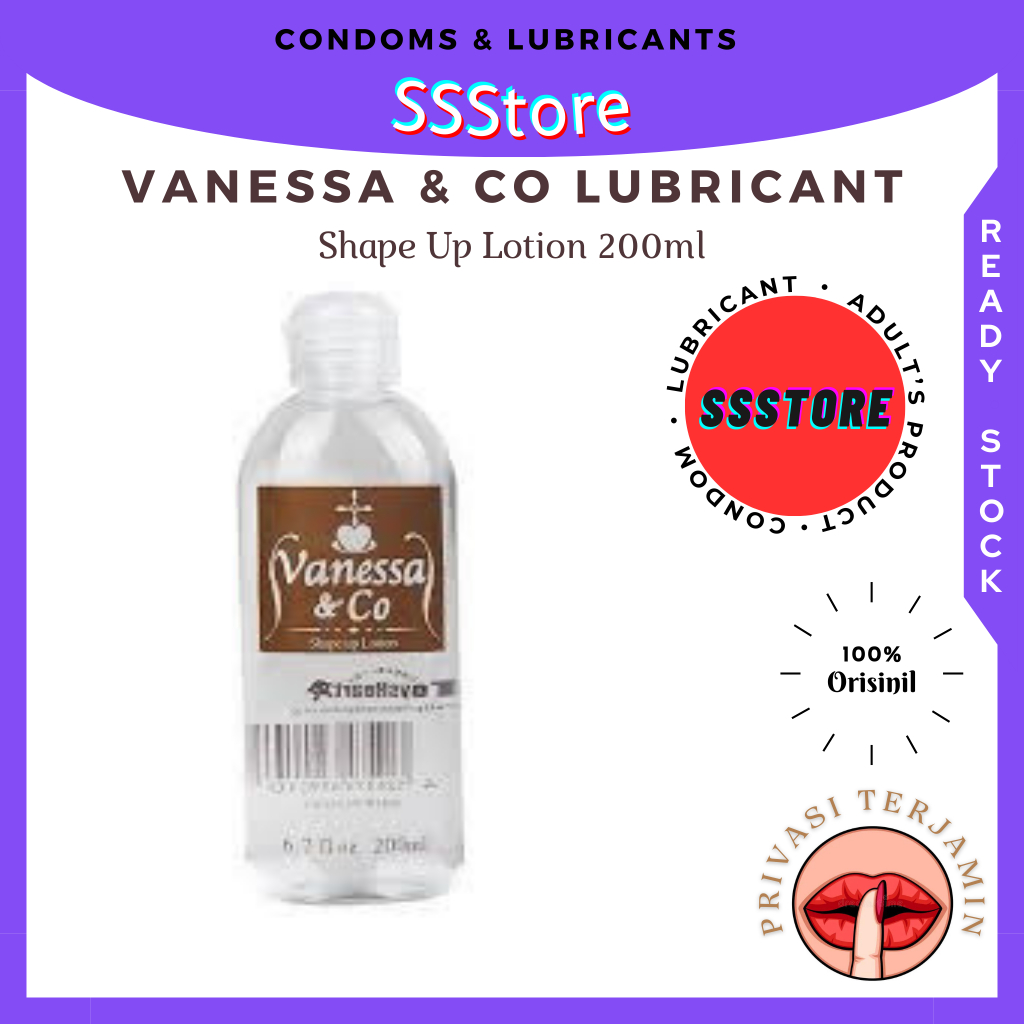 Jual VANESSA & CO LUBRICANT SHAPE UP LOTION 200ml - Pelumas Pelicin Sex ...