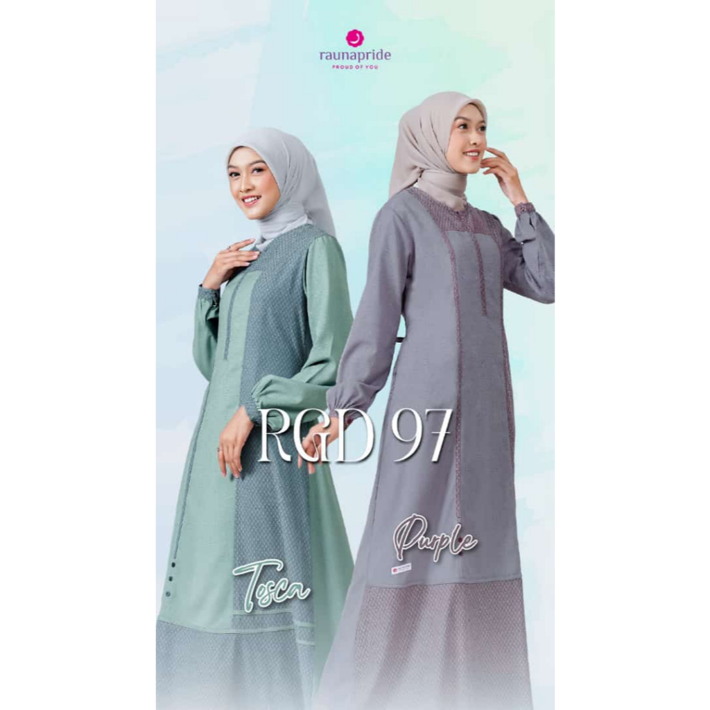 Jual [RAUNA] GAMIS RAUNA TERBARU // RGD 97 // BAJU NGAJI/KONDANGAN/HARI ...