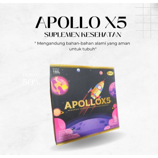 Jual Apollo X5 Terbaru Original Pengganti Apollo 12 Khasiat Sama Beda Kemasan | Shopee Indonesia