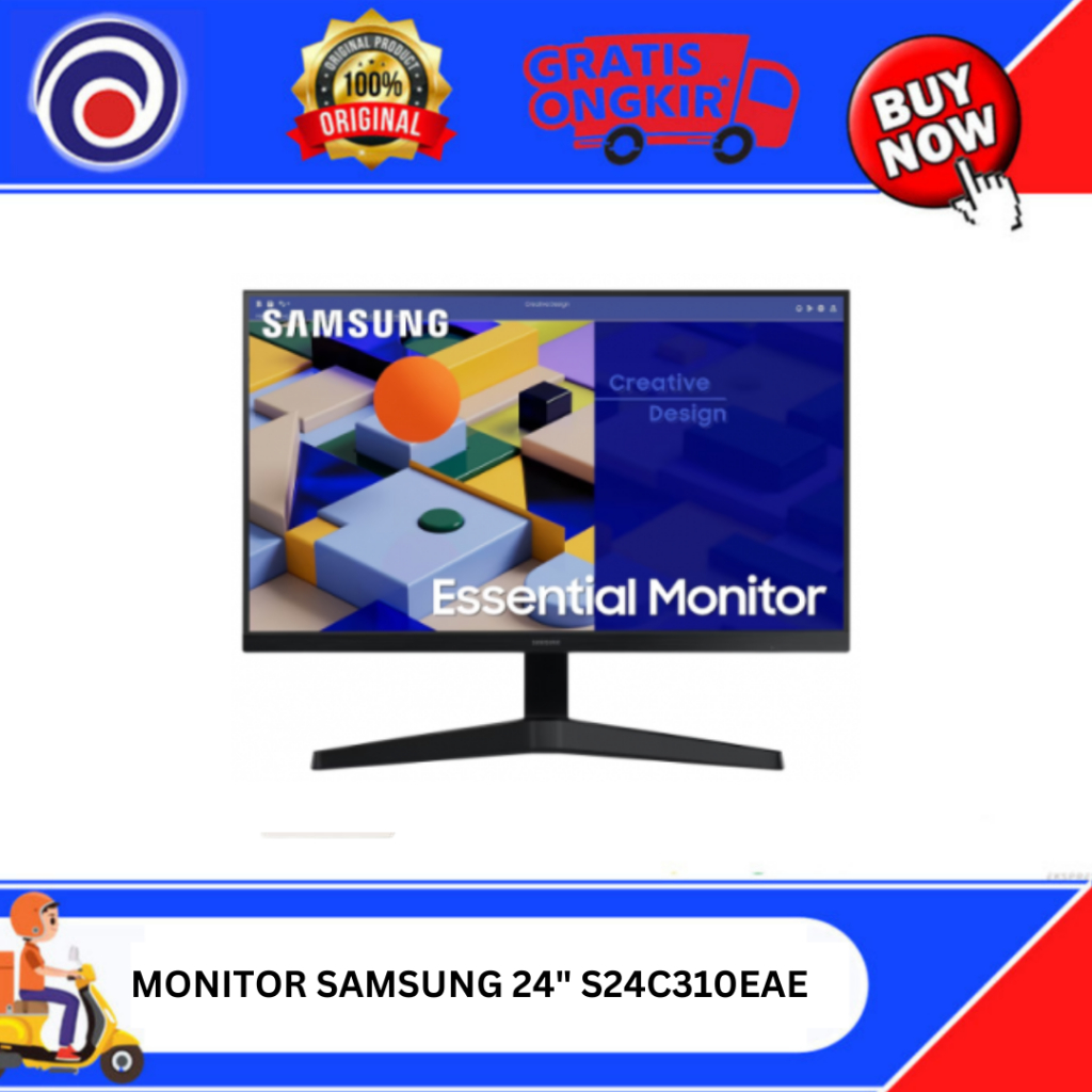 Jual MONITOR SAMSUNG 24" S24C310EAE | Shopee Indonesia
