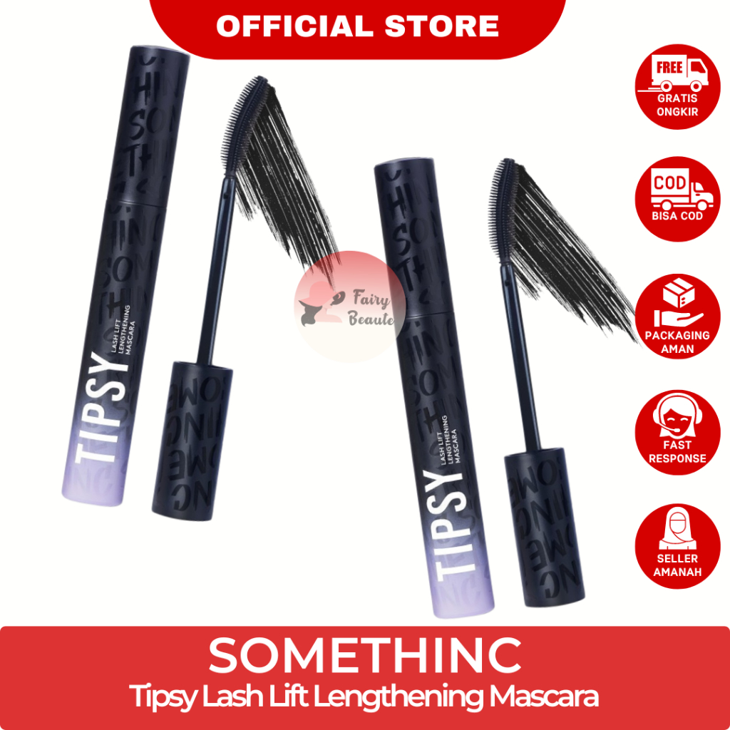 Jual SOMETHINC Tipsy Lash Lift Lengthening Mascara BPOM Maskara ...