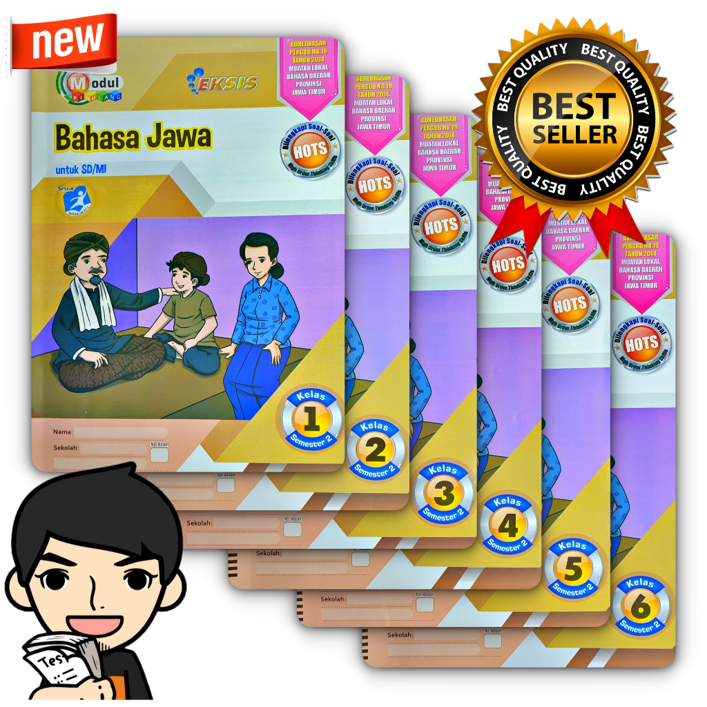 Jual LKS BAHASA JAWA SD KELAS 1 2 3 4 5 6 SEMESTER 2 KURIKULUM K13 | EKS | Shopee Indonesia