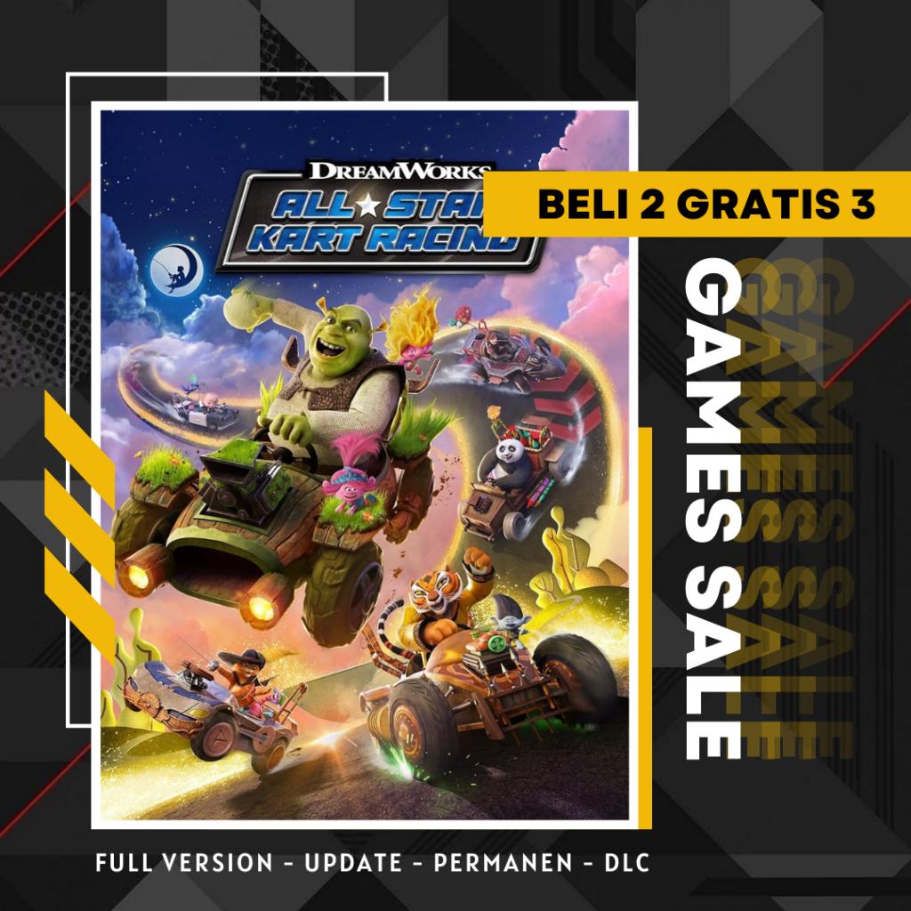 Jual DREAMWORKS ALL-STAR KART RACING - GAME PC - GAME LAPTOP - PC GAMES ...