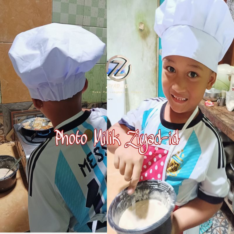 Jual TOPI KOKI CHEFS ANAK ( Satu Pcs) | Shopee Indonesia