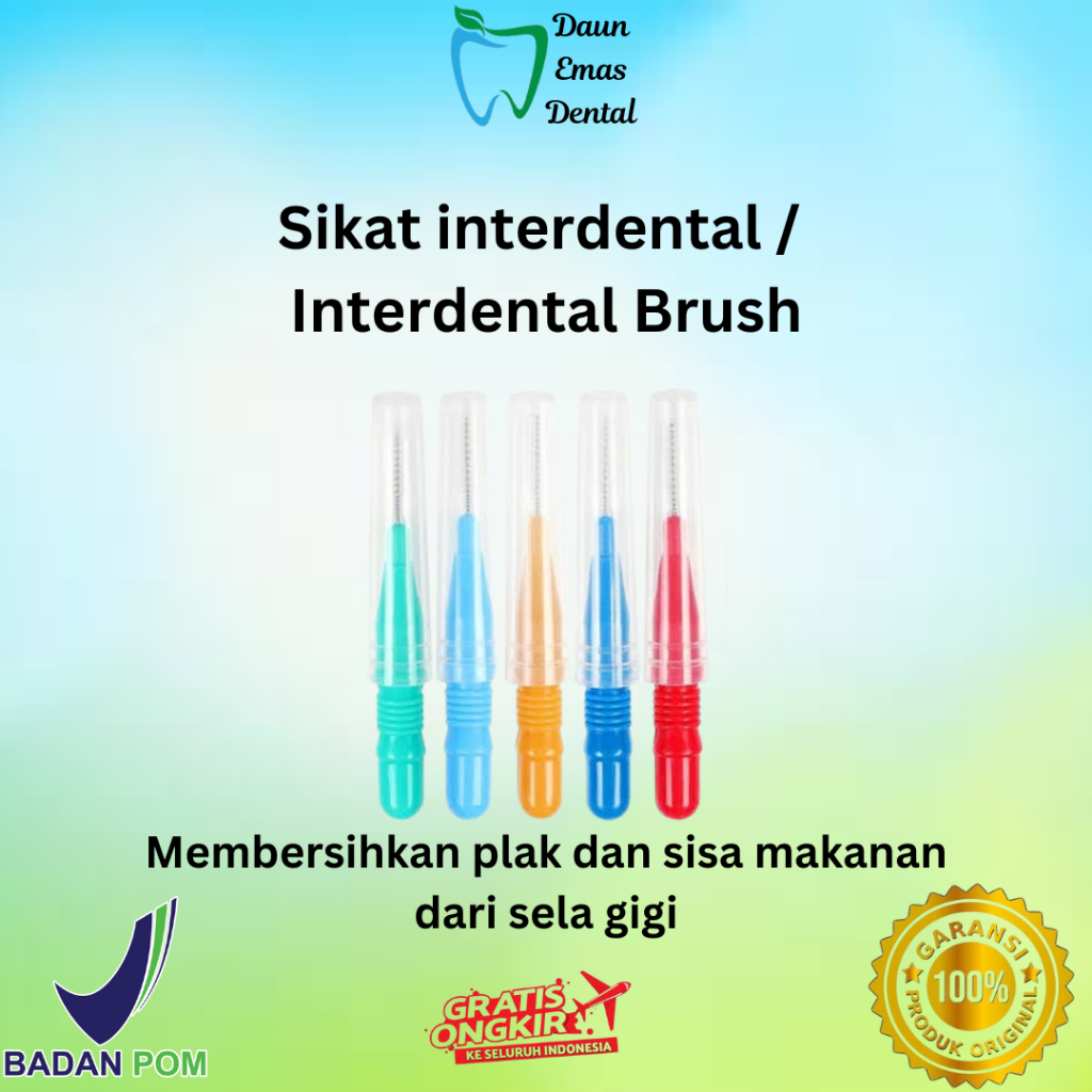 Jual [bisa cod] interdental brush / sikat gigi interdental / dental ...