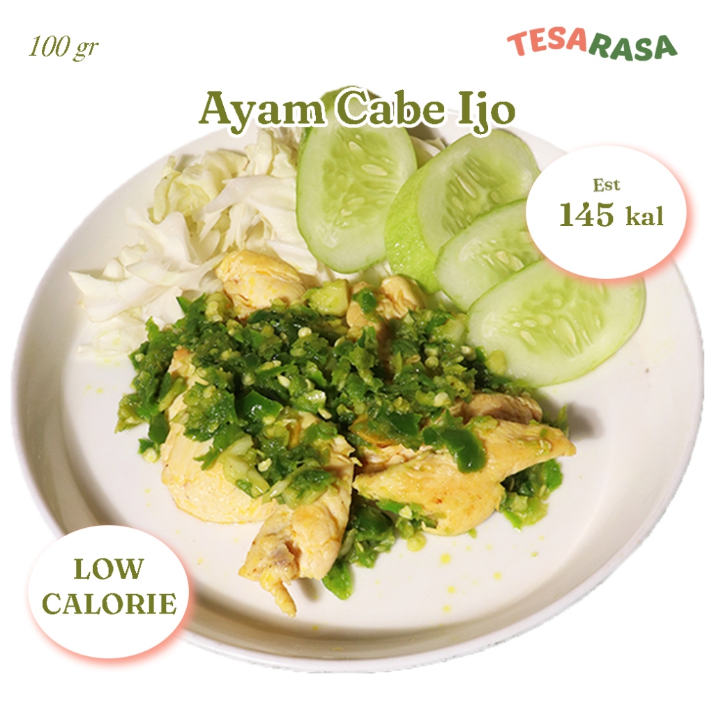 Jual Frozen Food Ayam Cabe Ijo Tesarasa - Satu Porsi Lauk Frozen Sehat ...