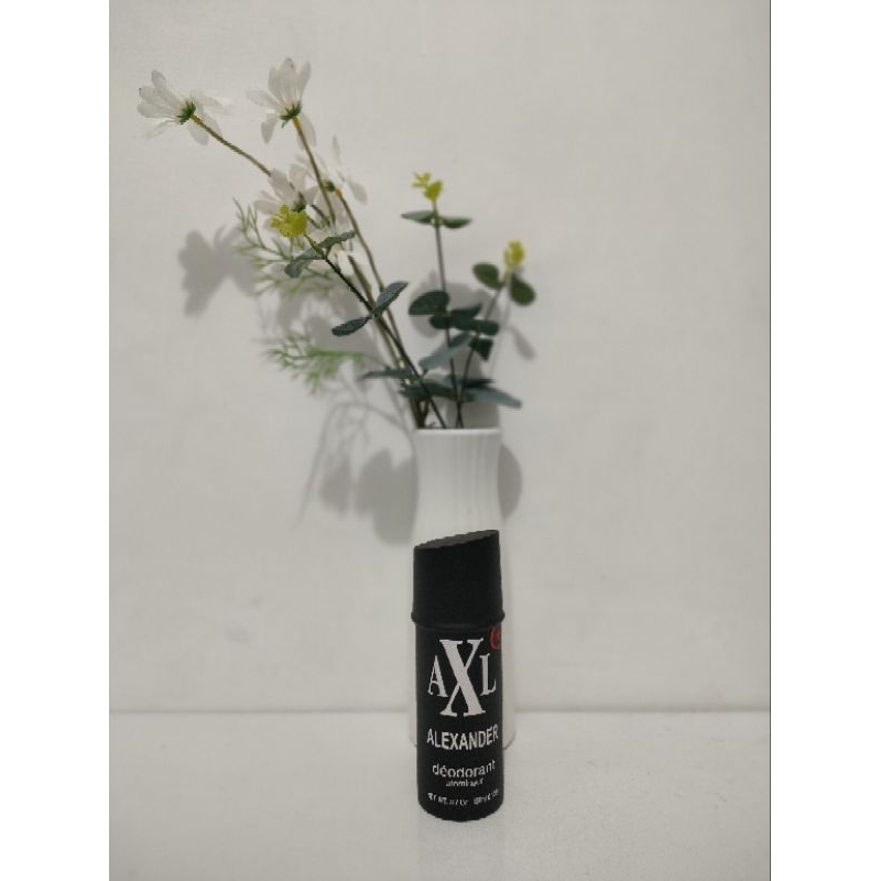 Jual AXL Alexander Deodorant Spray Black Original 150 ml | Shopee Indonesia