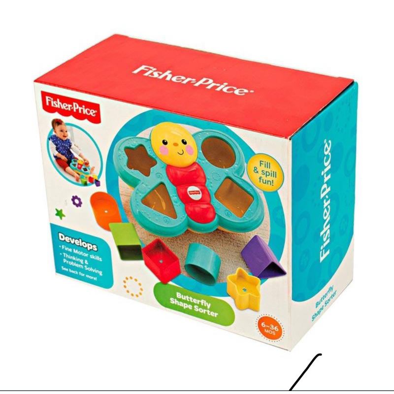Jual Fisher Price Butterfly Shape Sorter Playset | Shopee Indonesia