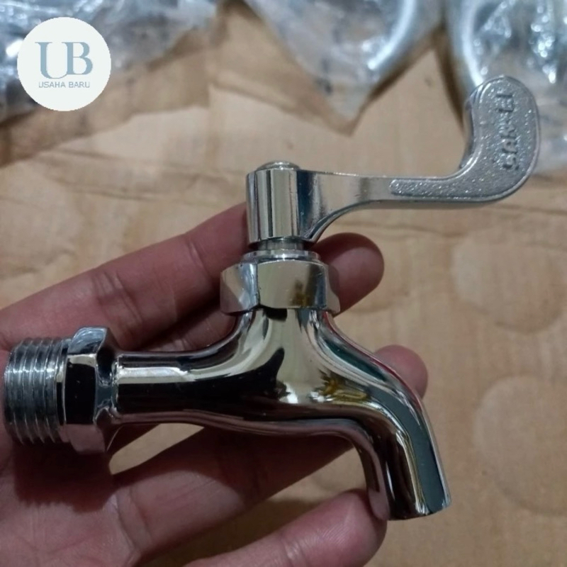 Jual Kran Tembok Handle / Kran Tembok Engkol 8cm SAN EI EY25R (Baru) | Shopee Indonesia