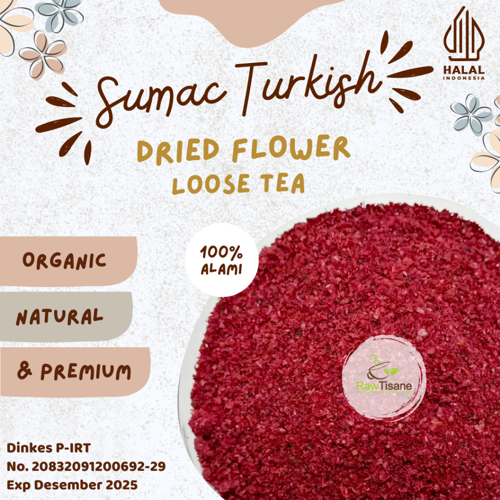 Jual RAW TISANE Sumac Tea / Turkish Sumac Tea / Red Sumac Tea / Teh ...