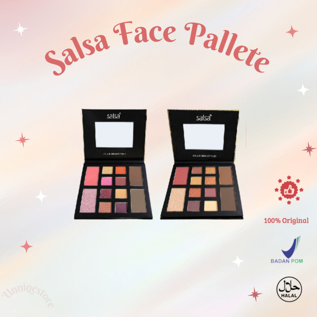 Jual SALSA Rhapsody Face Palette - Palet Eyeshadow Blush On Contour ...