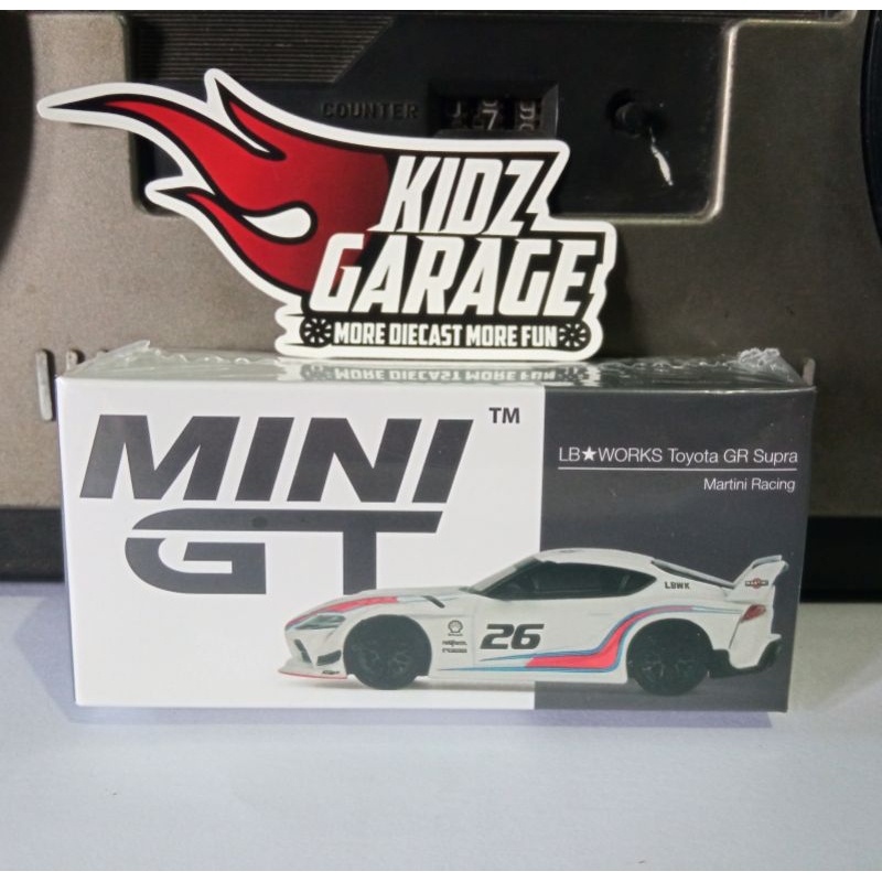 Jual Mini GT LB Works Toyota GR Supra Martini Racing 296 | Shopee Indonesia
