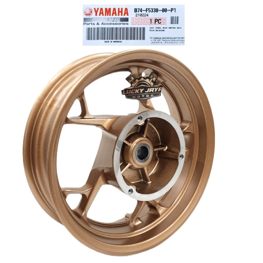 Jual Pelek Velg Vleg Racing Belakang Xmax 250 Xmax250 Gold B74-F5338-00 ...