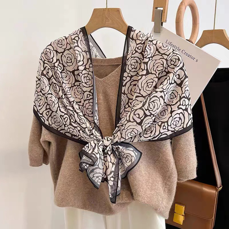 Jual 90*90 Syal Korea Cashmere Immitation Fashion Winter Autumn Musim ...