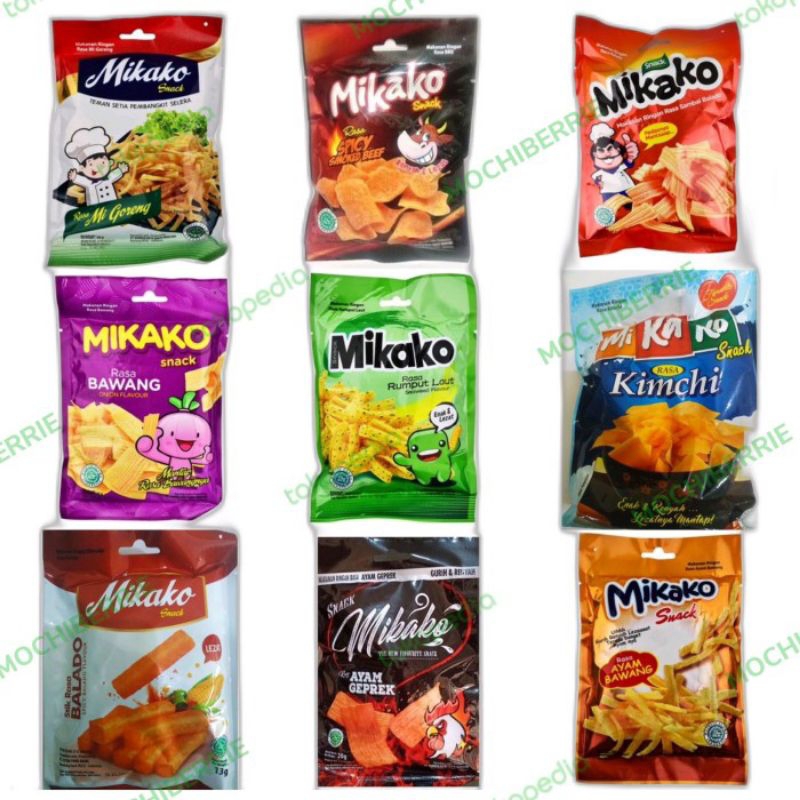 Jual Snack Mikako/aneka rasa(1pak isi10 pcs) | Shopee Indonesia