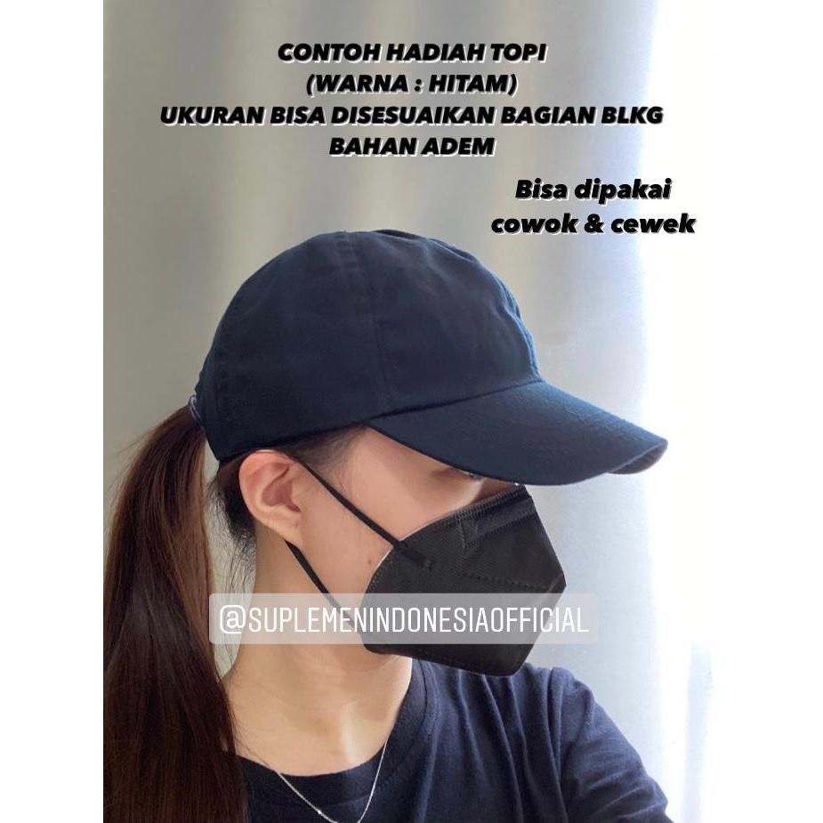 Jual Topi Hitam Polos Ring Besi Apparels | Shopee Indonesia