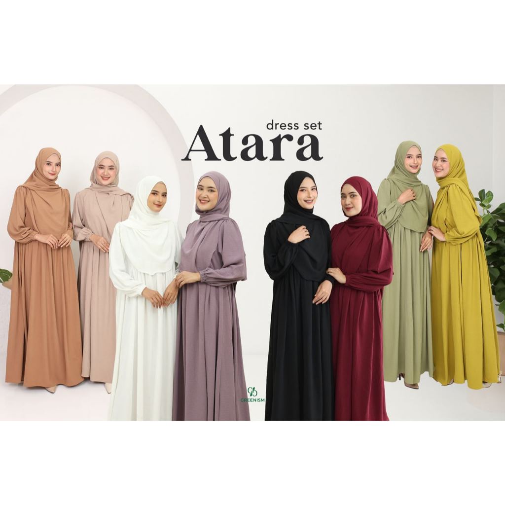 Jual ATARA SERIES (Dress Set) BY GREENISM | Shopee Indonesia