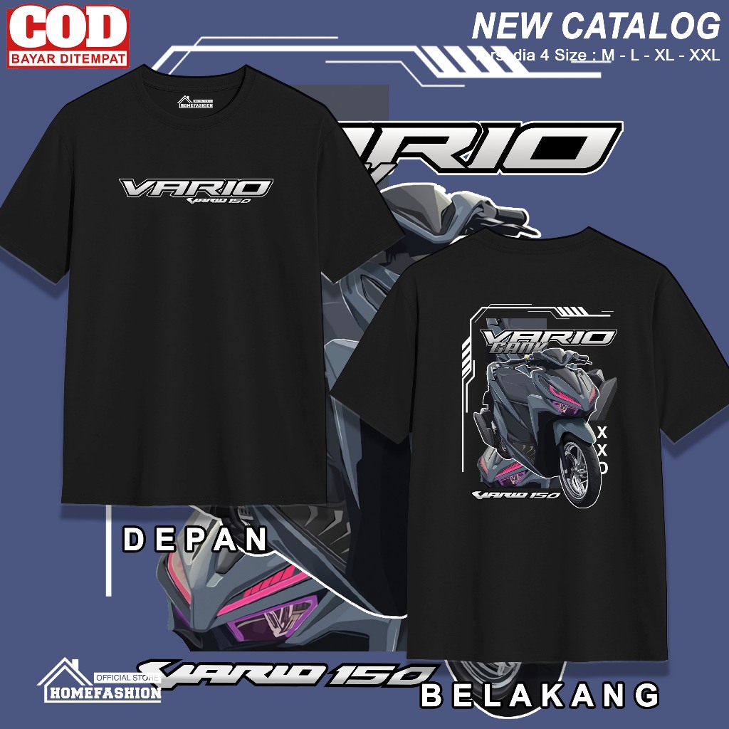 Jual Kaos Baju HONDA VARIO 150 HONDA GANK SW Kaos Otomotif | kaos ...