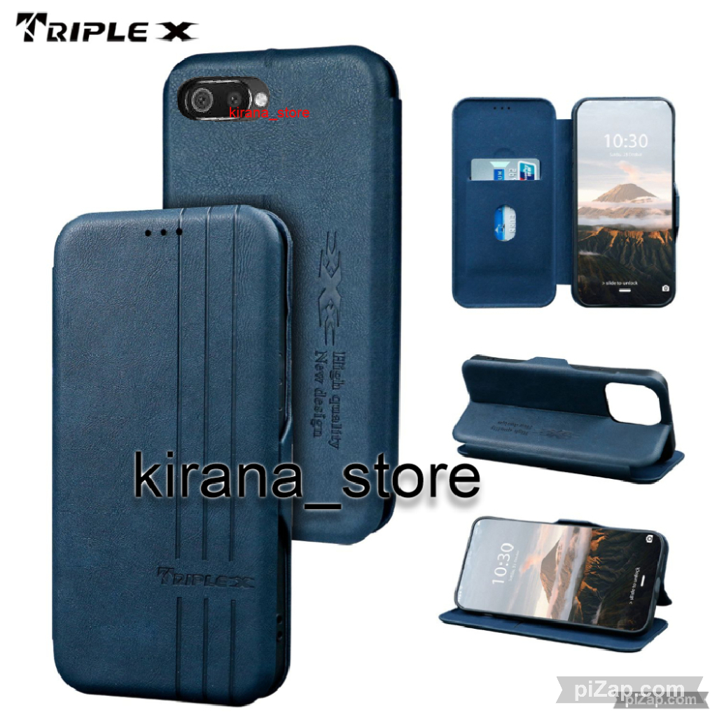 Jual REALME C2 Flip Case Flip Motif Dompet Casing HP Flip Kulit Motif ...