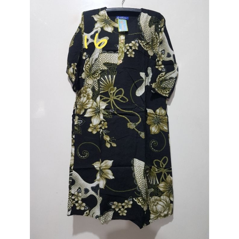 Jual YULI - DASTER 19 TANGAN 3/4 LD 115 CM PB 110 CM BATIK KENCANA UNGU ...