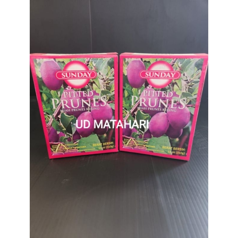 Jual Sunday Pitted Prunes box 310gr/Buah Kering/prunes | Shopee Indonesia