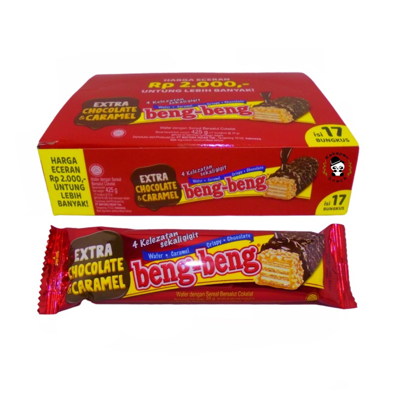 Jual Beng Beng Chocolate Wafer 25g Isi 17 pcs/Box | Shopee Indonesia