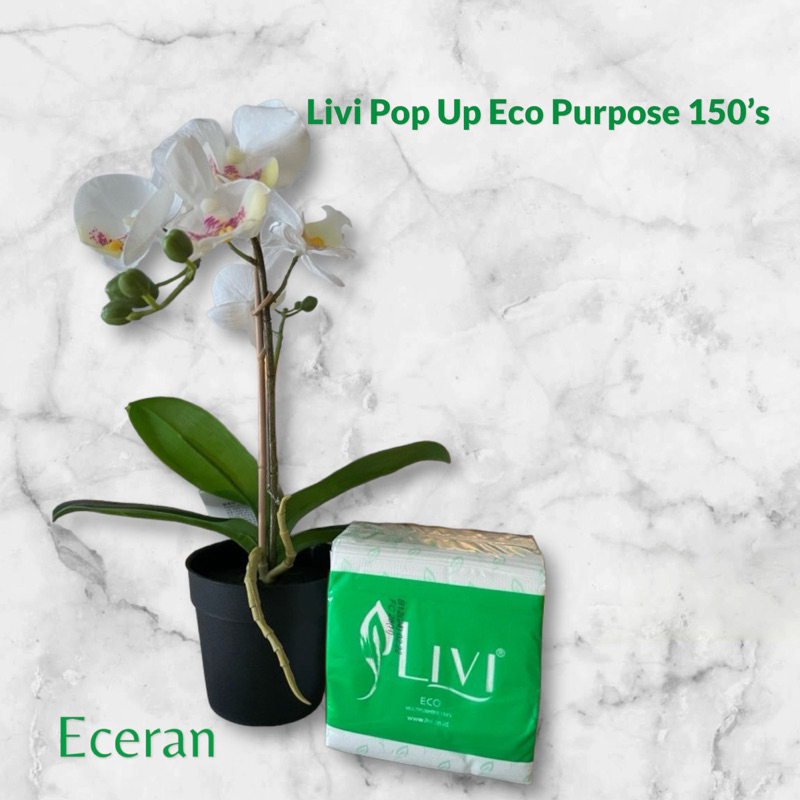 Jual Tissue Livi Pop Up Eco MultiPurpose 150’s (eceran) | Shopee Indonesia