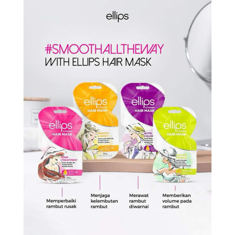 Jual Ellips Vitamin Hair Mask 20g | Shopee Indonesia