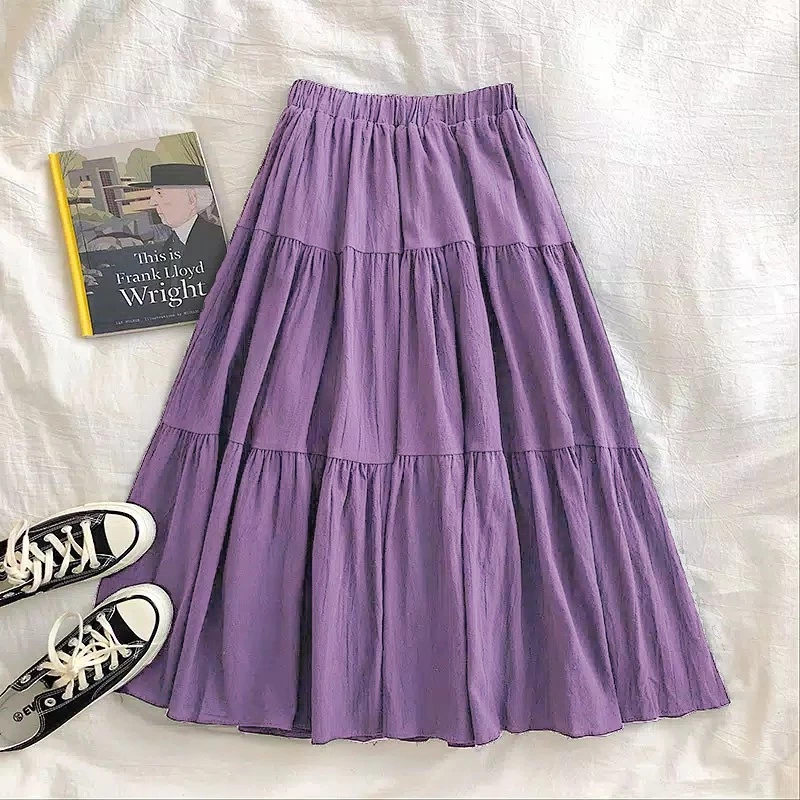 Jual Rok Susun Clara - Rok 3 susun - Rok rempel - Rok wanita Polos ...