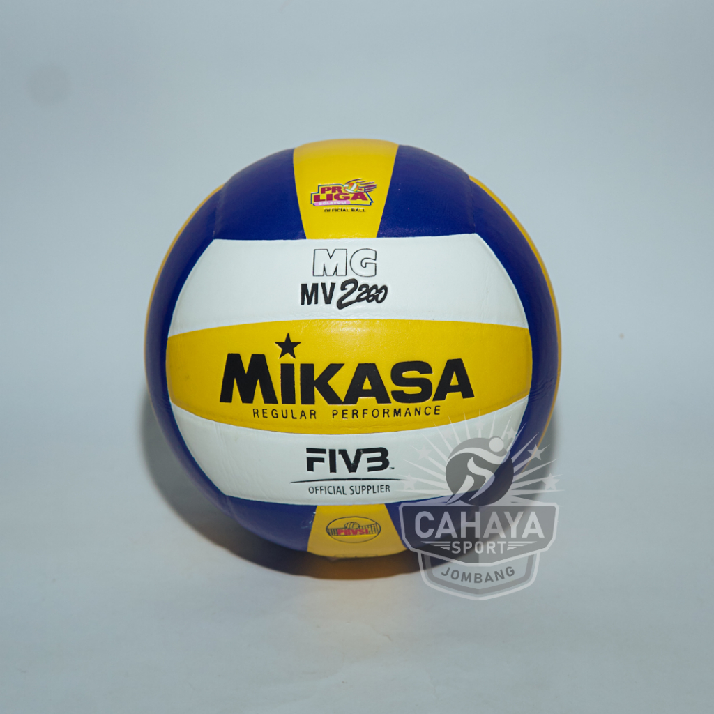 Jual Bola Voli / Volley Ball / Volly Mikasa MV 2200 MV 2200 Super Gold Size 5 – 100% Original ...