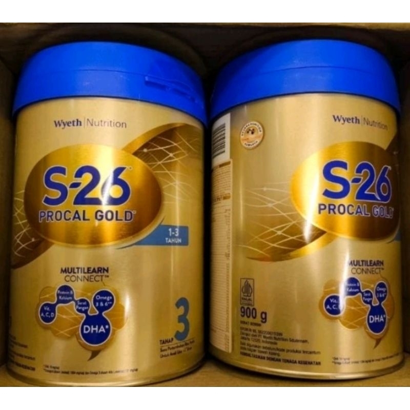 Jual Susu Formula S26 Procal GOLD Tahap 3 Usia 1-3 Tahun - 900 gr ...