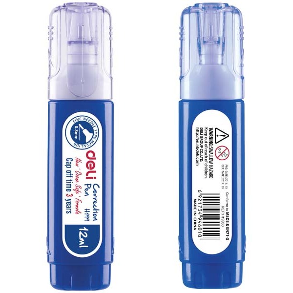 Jual Correction Tape - Tipe X cair CH19930 Deli | Shopee Indonesia