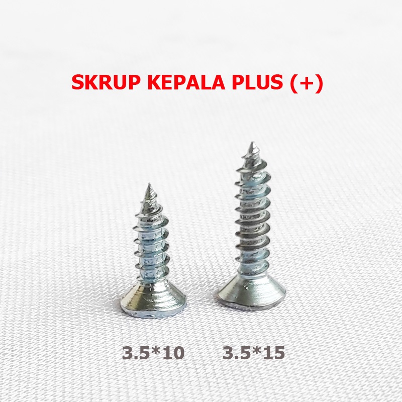 Jual 10PCS SEKERUP F+AB 6MM HEAD SEKRUP F/AB (+) ALUMINIUM PANEL BAUT ...