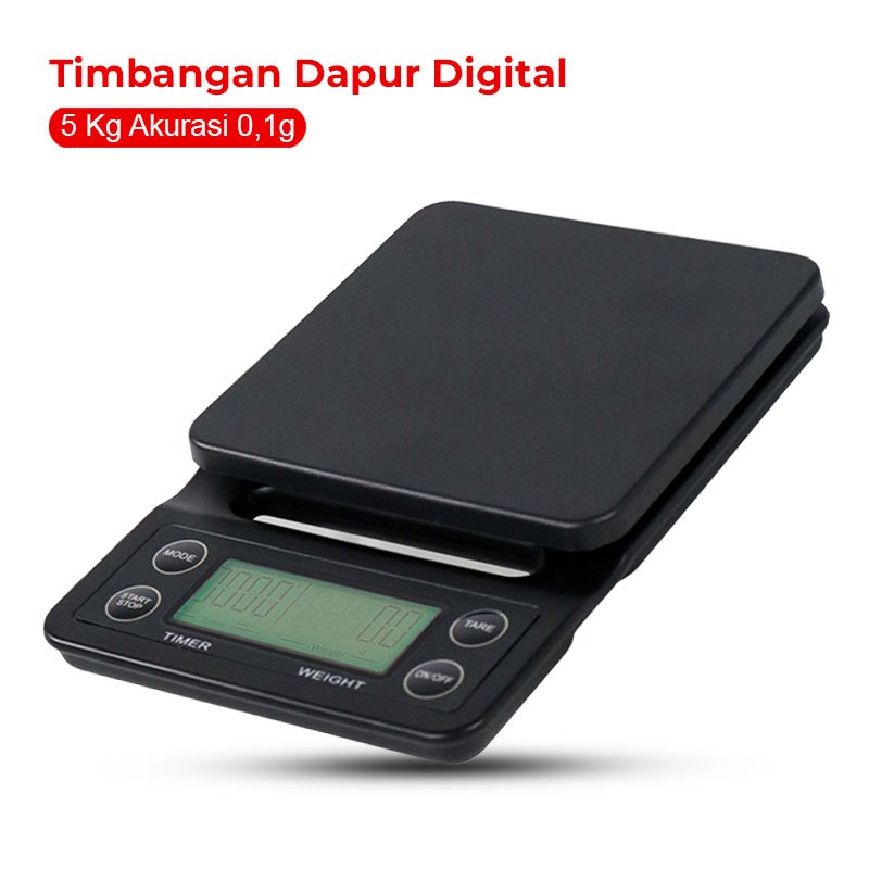 Jual Timbangan Digital Dapur Kue Mini Digital Scale 1kg 2kg 3kg 5 kg 10kg 15kg Akurasi 0.1-1g ...