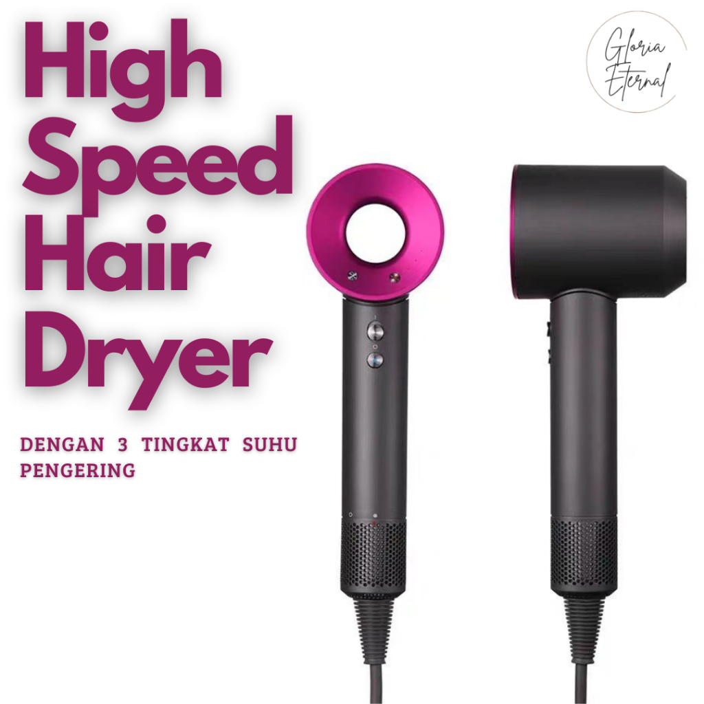 Jual [Gloria] High Speed Hair Dryer 3 Tingkat Suhu Pengering Rambut ...