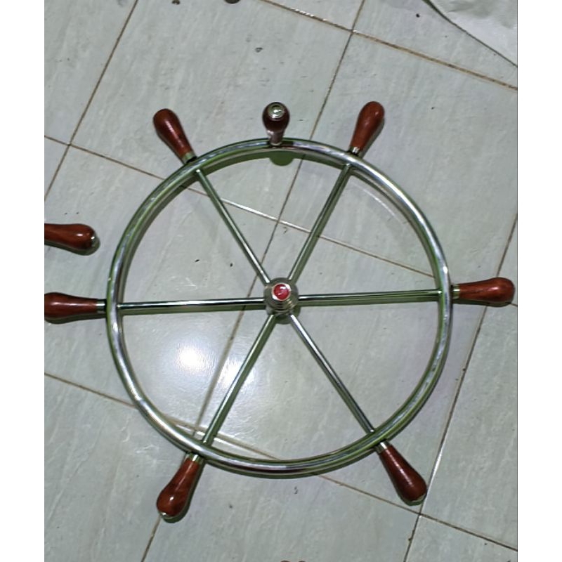 Jual Setir Kapal Stainles 80 Cm Ujung Ke Ujung | Shopee Indonesia