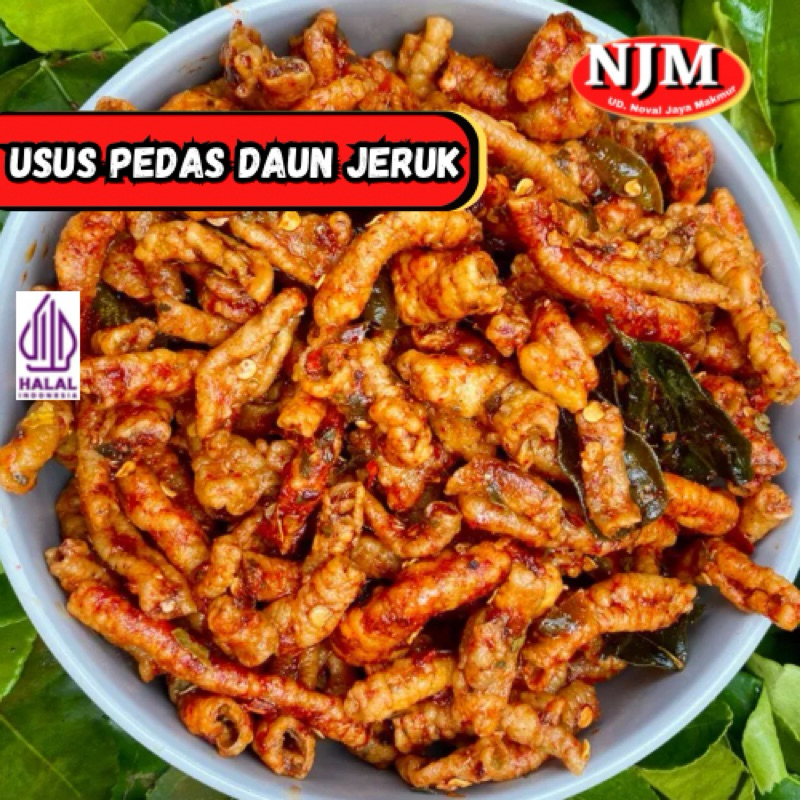 Jual NJM - USUS CRISPY PEDAS DAUN JERUK‼️1.000gr (1kg) | Shopee Indonesia