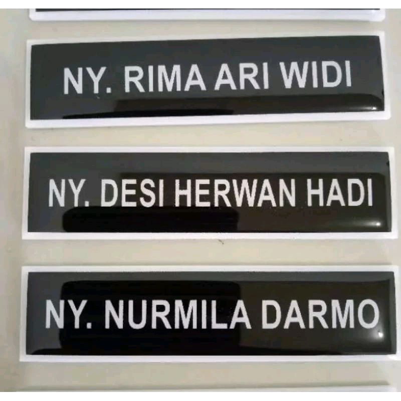 Jual Name Tag / Nama Dada Khusus Bhayangkari TNI-POLRI | Shopee Indonesia