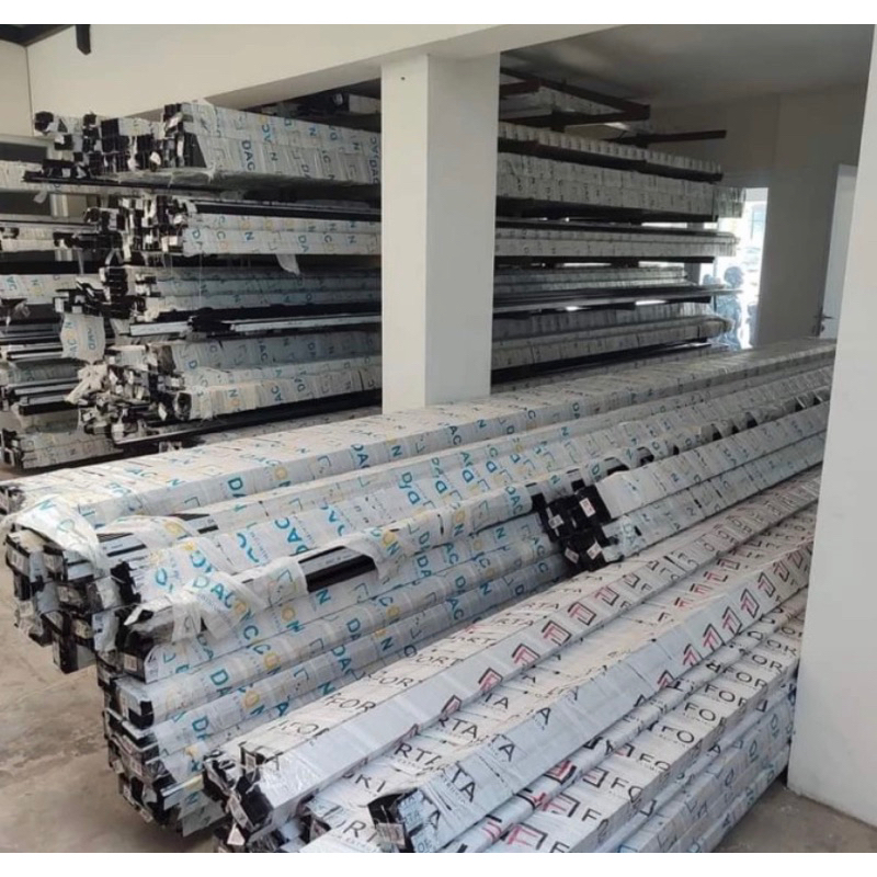 Jual Aluminium Dacon Sliding Window 0668 Rel Bawah Aluminium Batangan | Shopee Indonesia