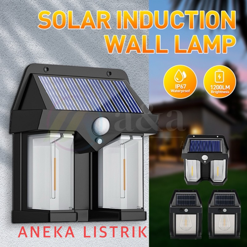 Jual LAMPU DINDING SOLAR PANEL / LAMPU DINDING TENAGA SURYA / LED ...