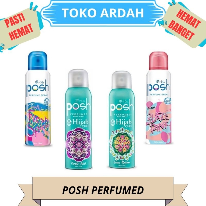 Jual POSH PERFUMED BODY SPRAY 150ML | Shopee Indonesia