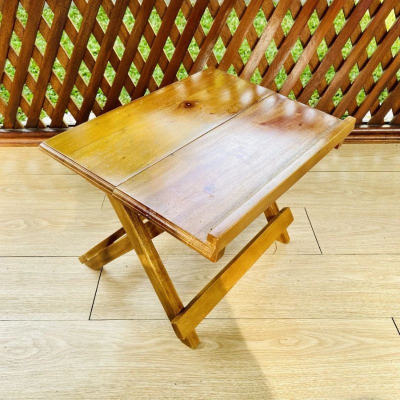 Jual Meja Lipat Portable Size Jumbo Kayu Jati Plitur /Meja Lipat Al Qur ...